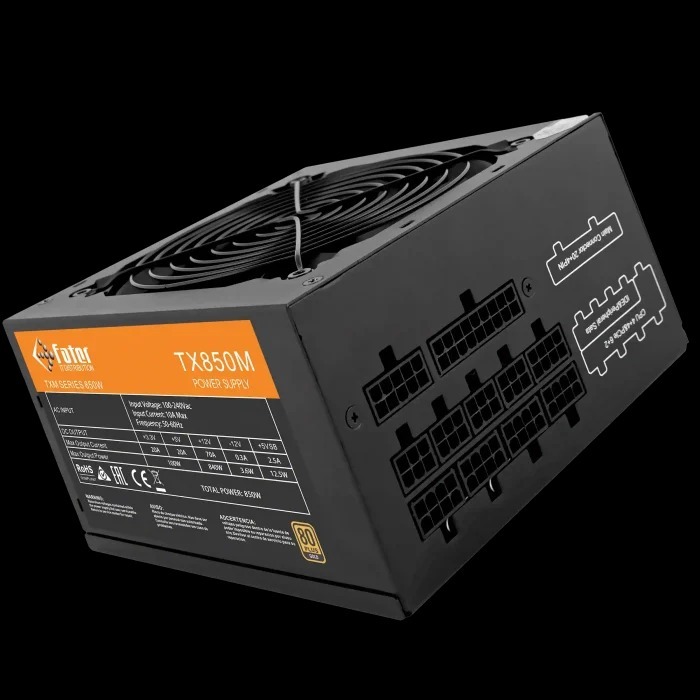 پاور کامپیوتر 850 وات فاطر مدل Fater TX850M 80+ Gold کد کالا 5100 | martday.ir